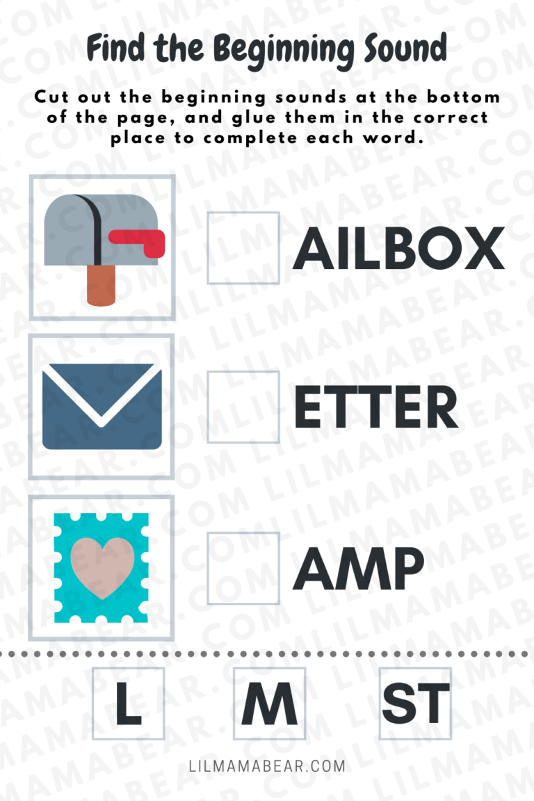 Post Office Preschool Learning Unit – Lil Mama Bear Blog