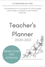 Teacher s Binder Cover Lil Mama Bear Blog