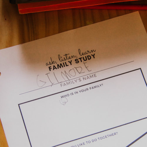 Family Study Worksheet – Lil Mama Bear Blog