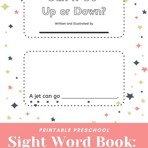 Sight Word Books: “Can it Go Up or Down?” Book R | Beginner Sight Words ...
