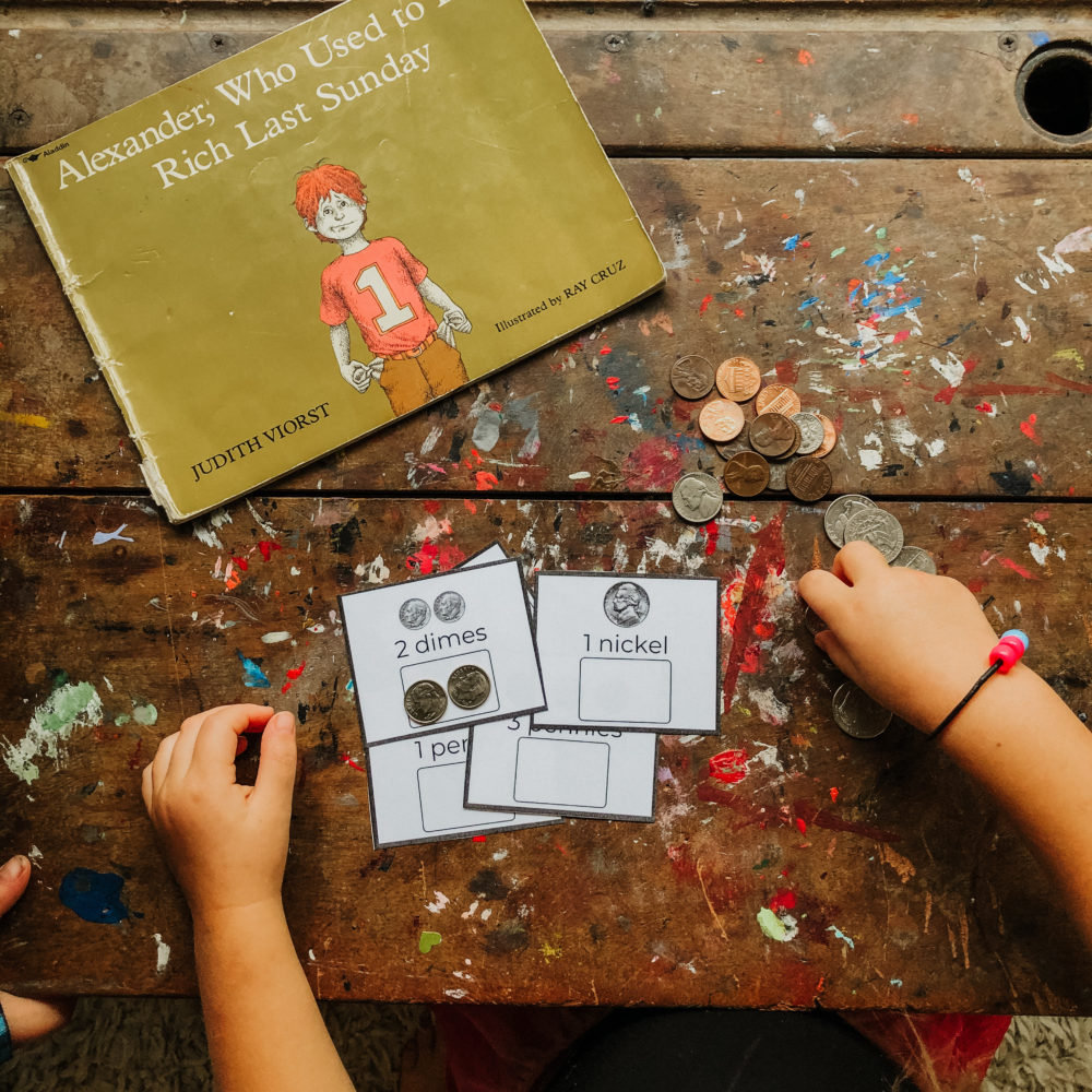 Coin Counting Preschool Math Activity | Printable Money Counting Sheets ...