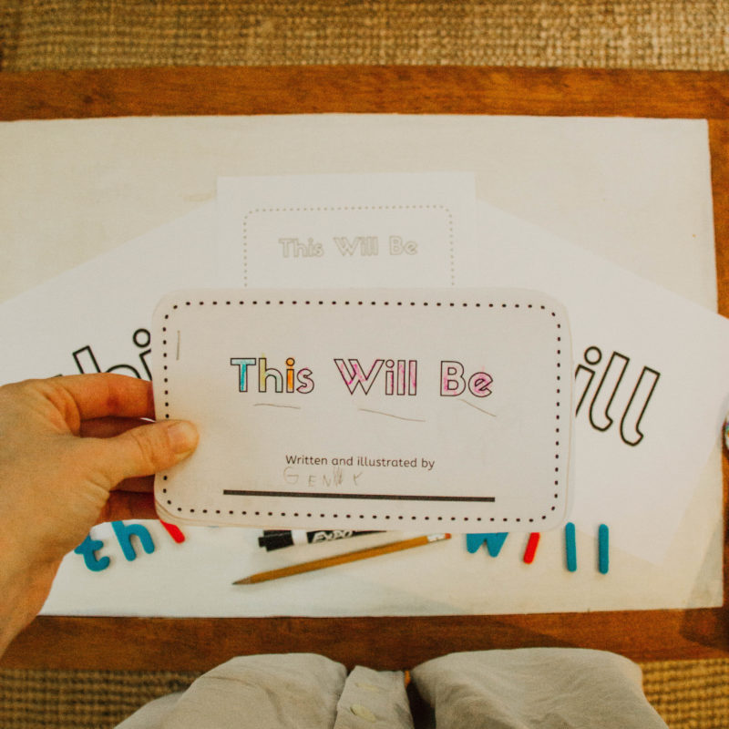Sight Word Books: “This Will Be” Book M | Beginner Sight Words for ...