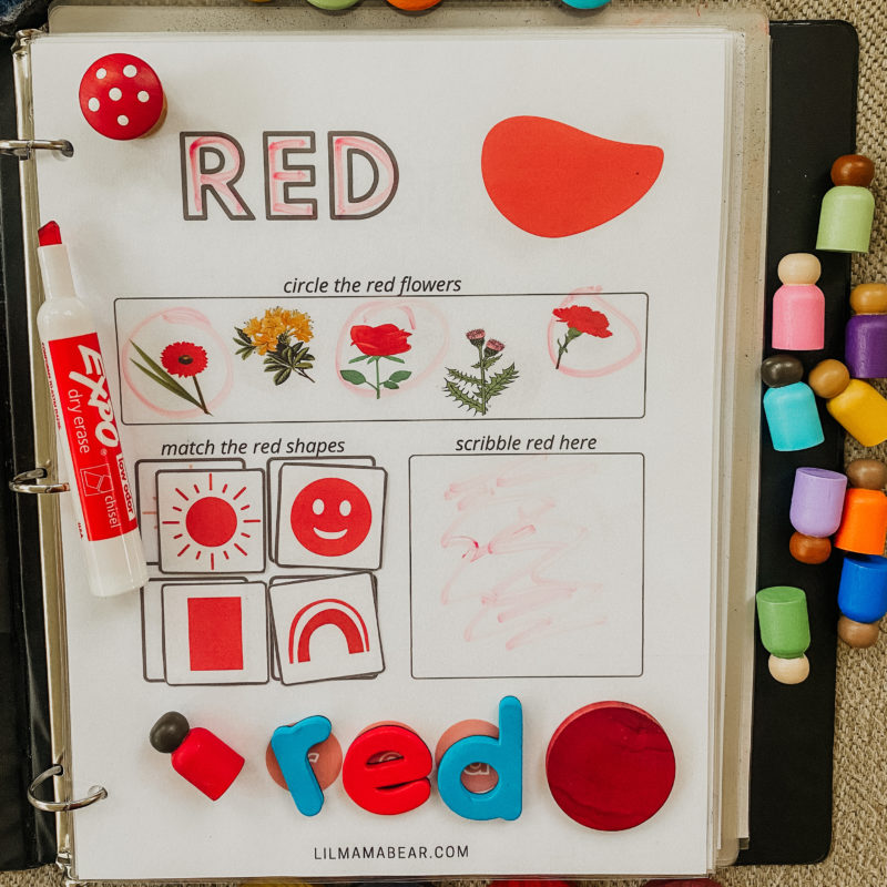 Learn the Colors of the Rainbow Packet | Preschool Printable | My First ...