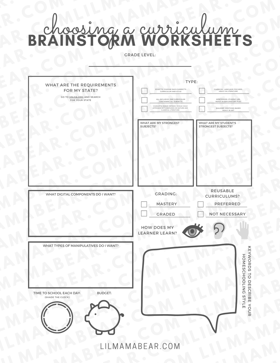 2024-2025 Homeschool Planning Bundle | Weekly Schedule, Yearly Calendar ...