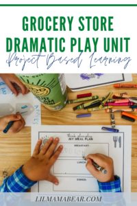Grocery Store Preschool Learning Unit – Lil Mama Bear Blog
