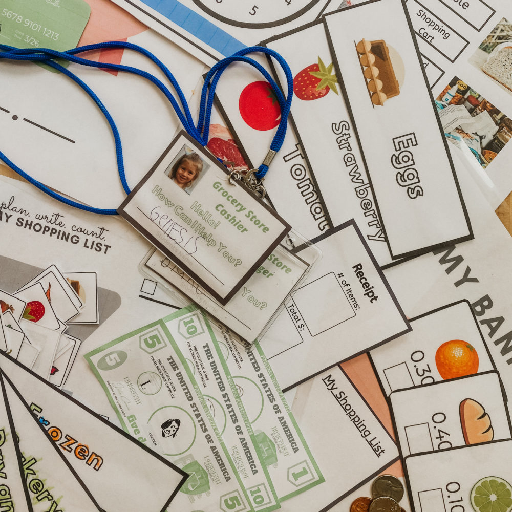 Grocery Store Preschool Learning Unit – Lil Mama Bear Blog